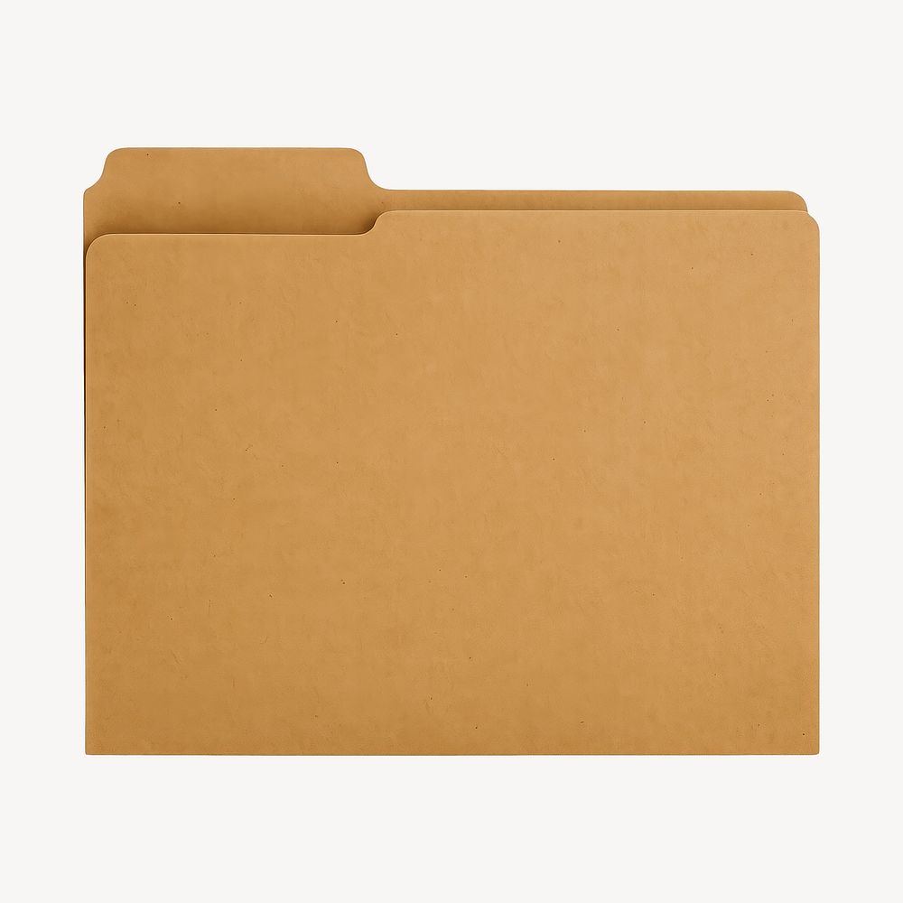 Simple brown file folder | Free Photo - rawpixel