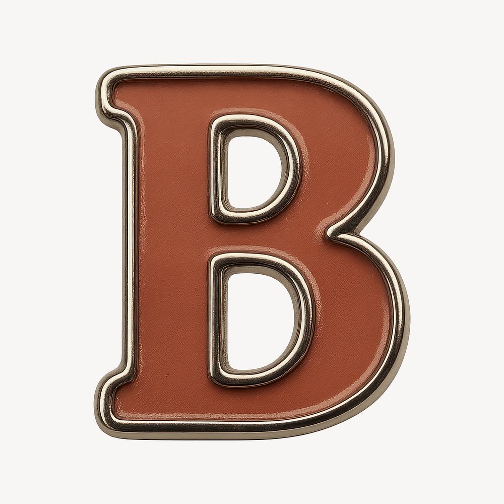 Vintage metal letter B | Free Photo - rawpixel