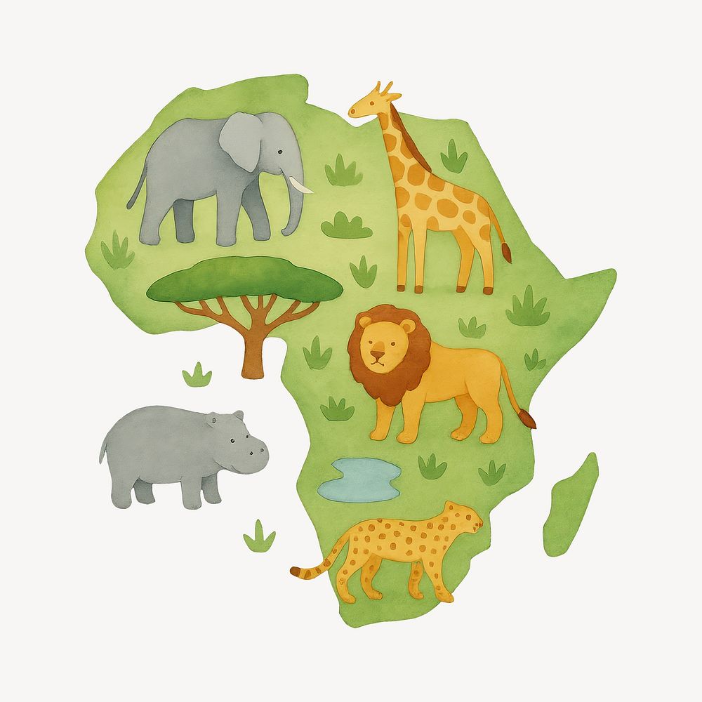 African Lion Africa Giraffe Images | Free Photos, PNG Stickers ...