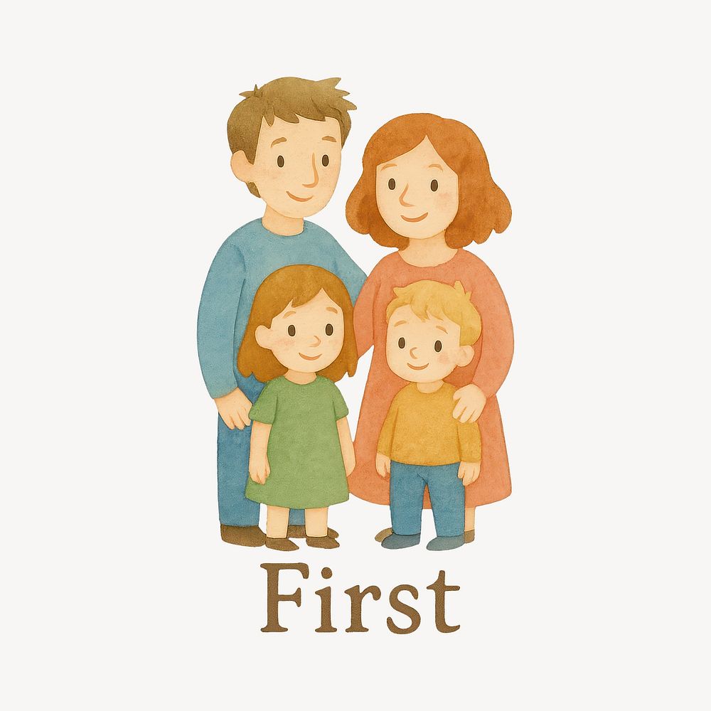 Illustrated family portrait design | Free Photo Illustration - rawpixel