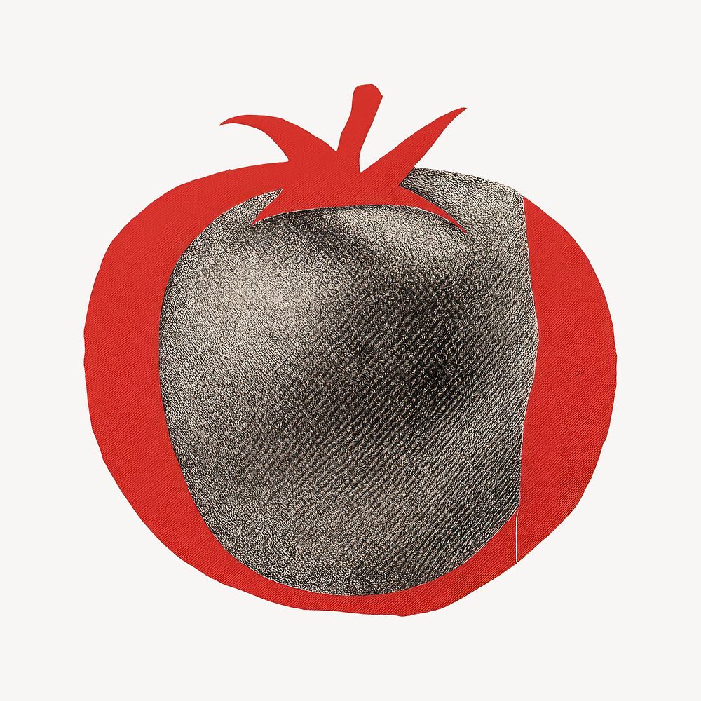 Abstract tomato collage art | Free Photo Illustration - rawpixel