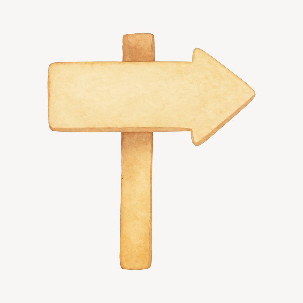 Rustic arrow sign illustration | Free Photo Illustration - rawpixel