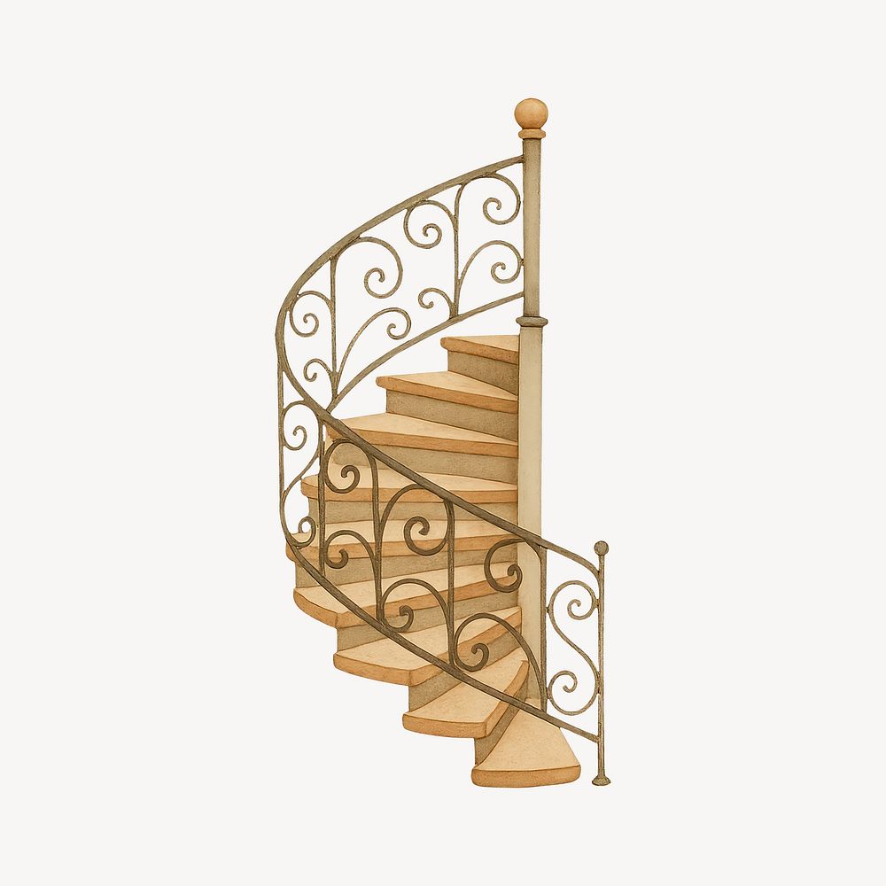 Iron Staircase Architecture TIFF Building Background Images | Free ...