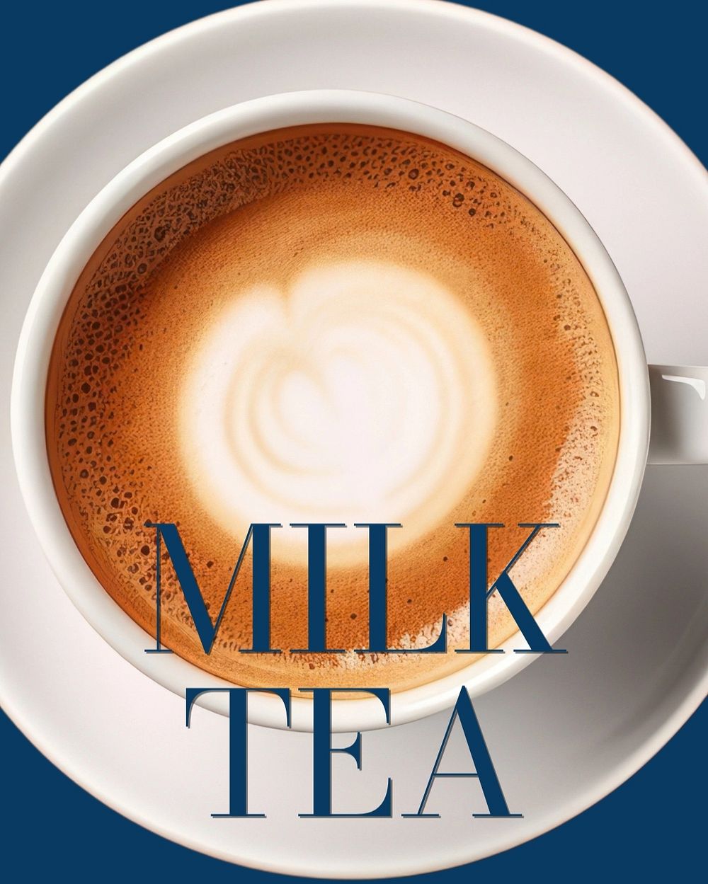 Creamy milk tea delight template | Free Photo - rawpixel