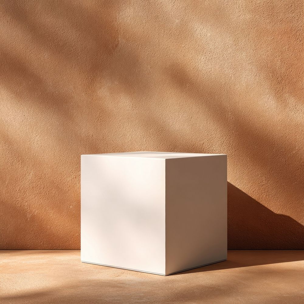 Minimalist cube on textured background | Free Photo - rawpixel