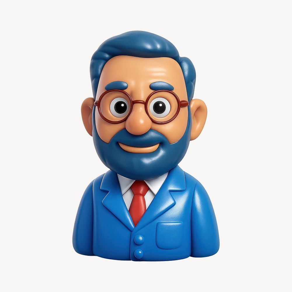 Cartoon professor character design | Free Photo Illustration - rawpixel