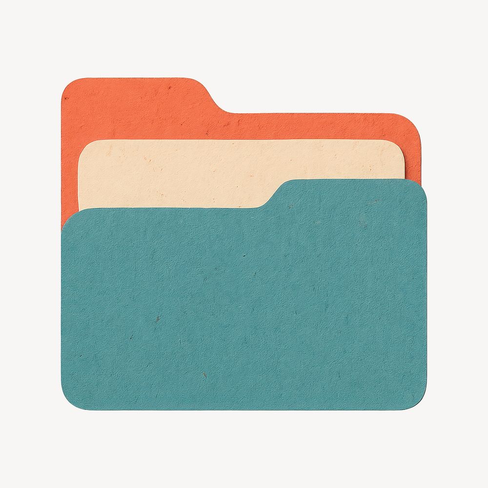 Folder+design Icon File Paper Style Images | Free Photos, PNG Stickers ...