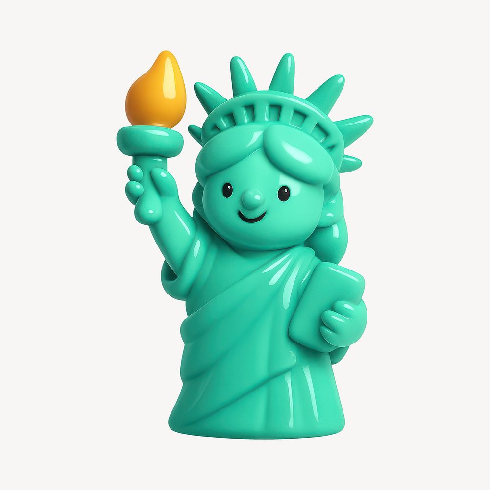 Playful Statue of Liberty illustration | Free Photo Illustration - rawpixel