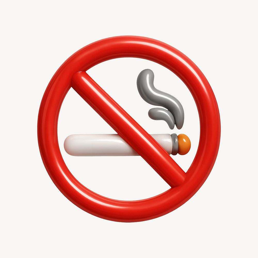 No smoking symbol illustration | Free Photo Illustration - rawpixel