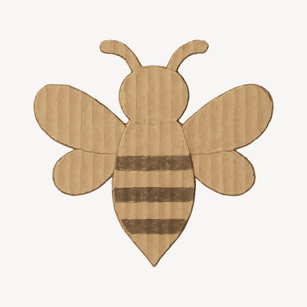Cardboard bee craft design | Free Photo Illustration - rawpixel