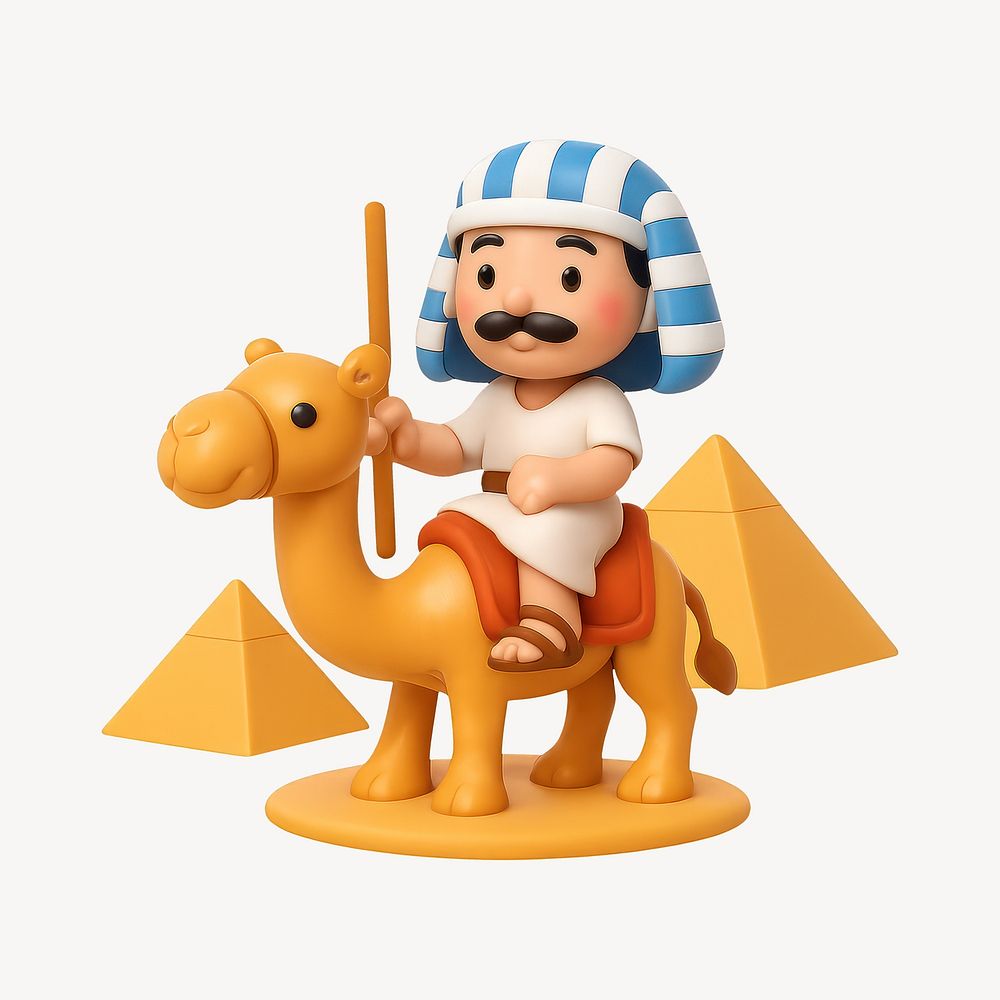 Cartoon camel rider illustration | Free Photo Illustration - rawpixel