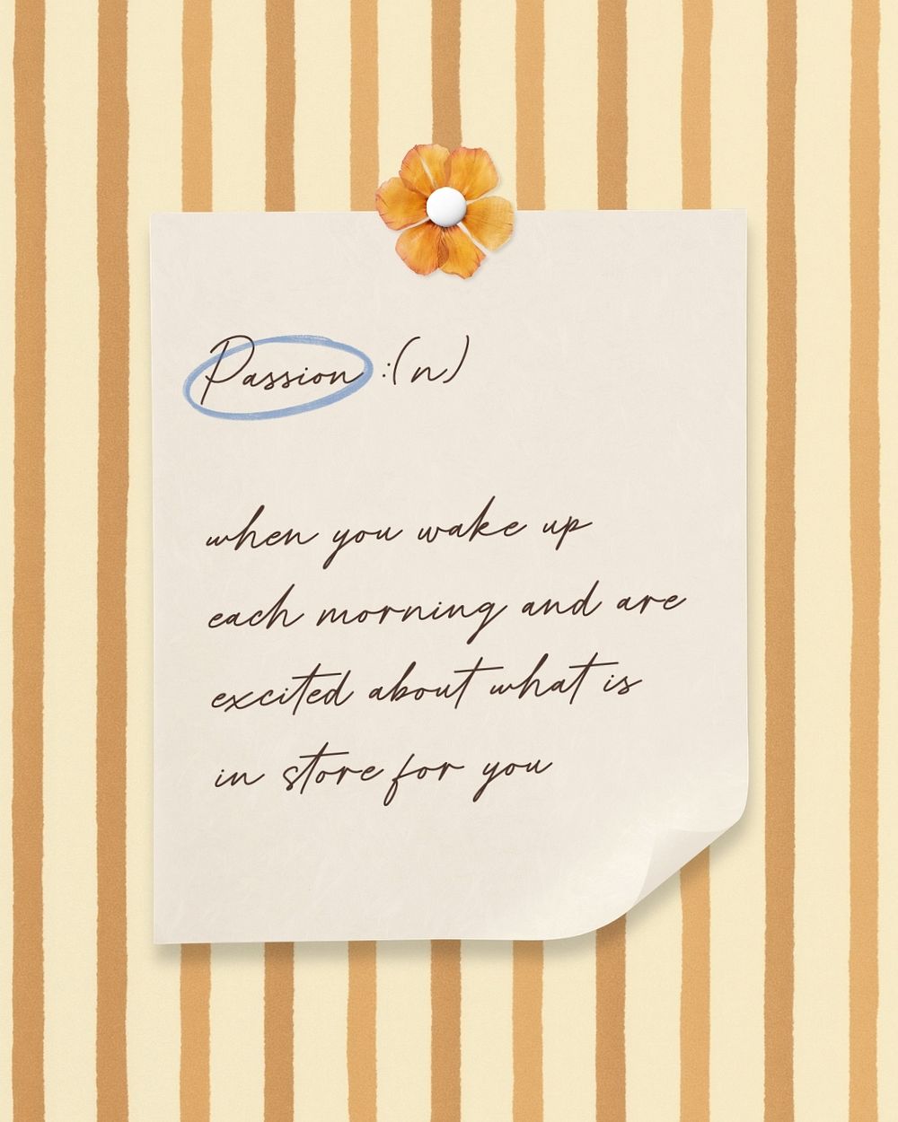 Passion aesthetic quote template design | Free Photo - rawpixel