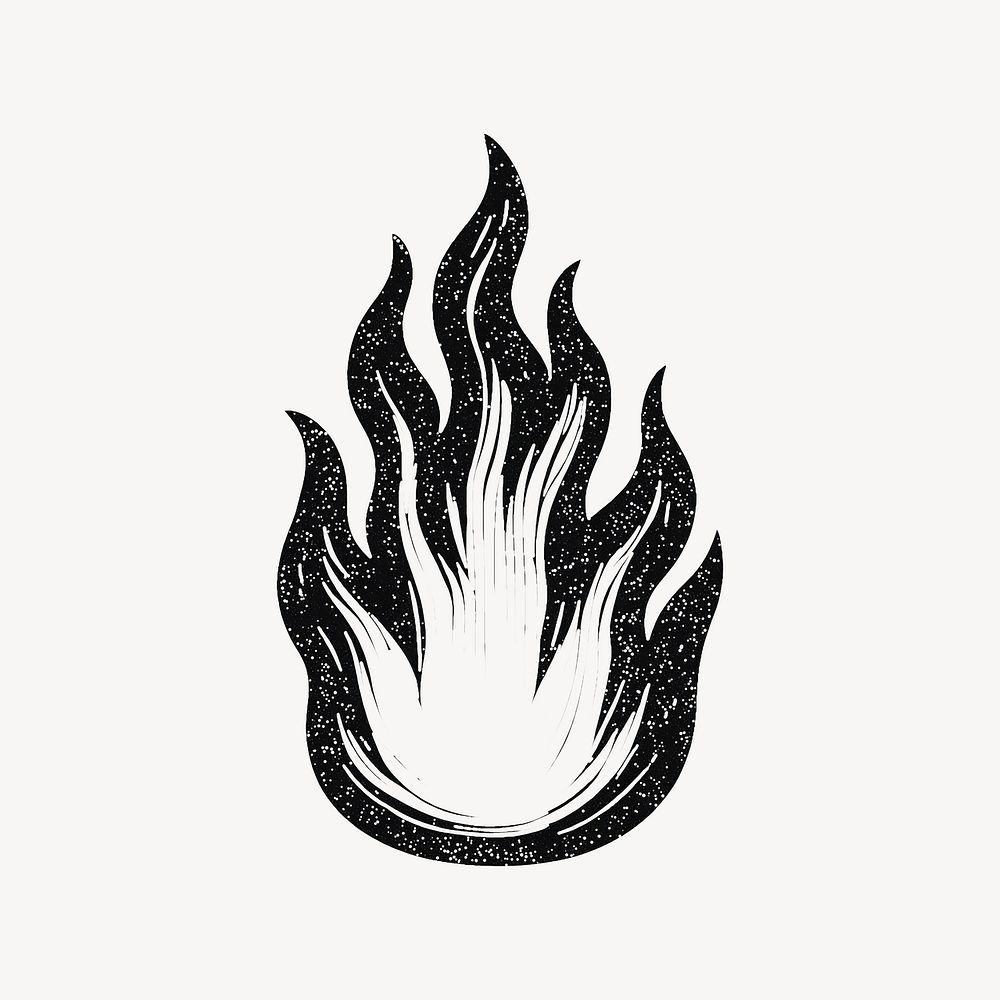 Fire Drawing Design Vintage Images | Free Photos, PNG Stickers ...