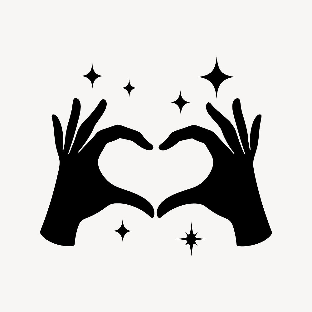 Hands forming heart silhouette | Free Photo Illustration - rawpixel