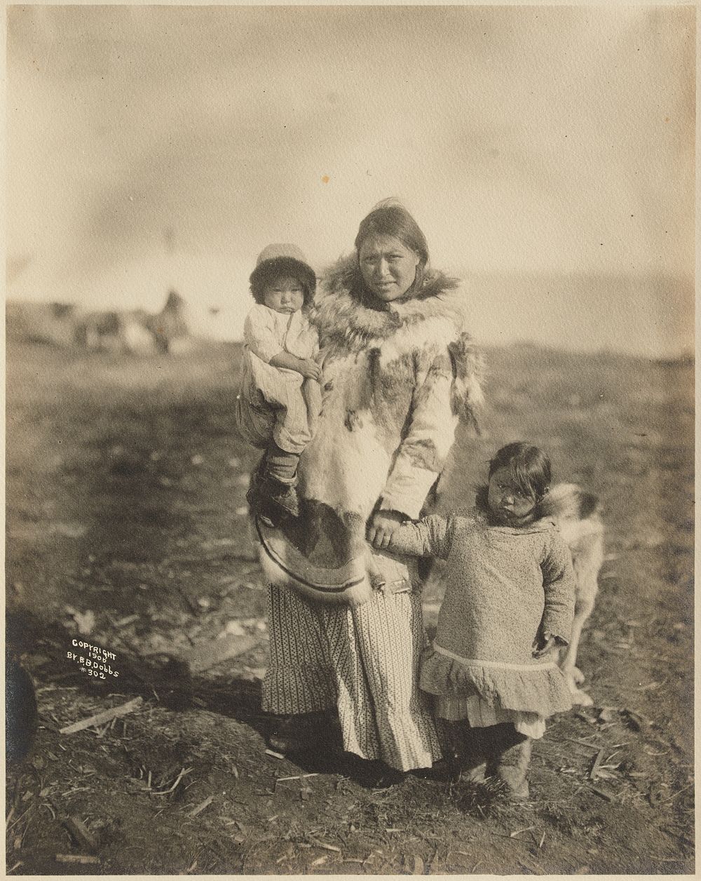 Inuit Mother and Children (1906) | Free Photo - rawpixel