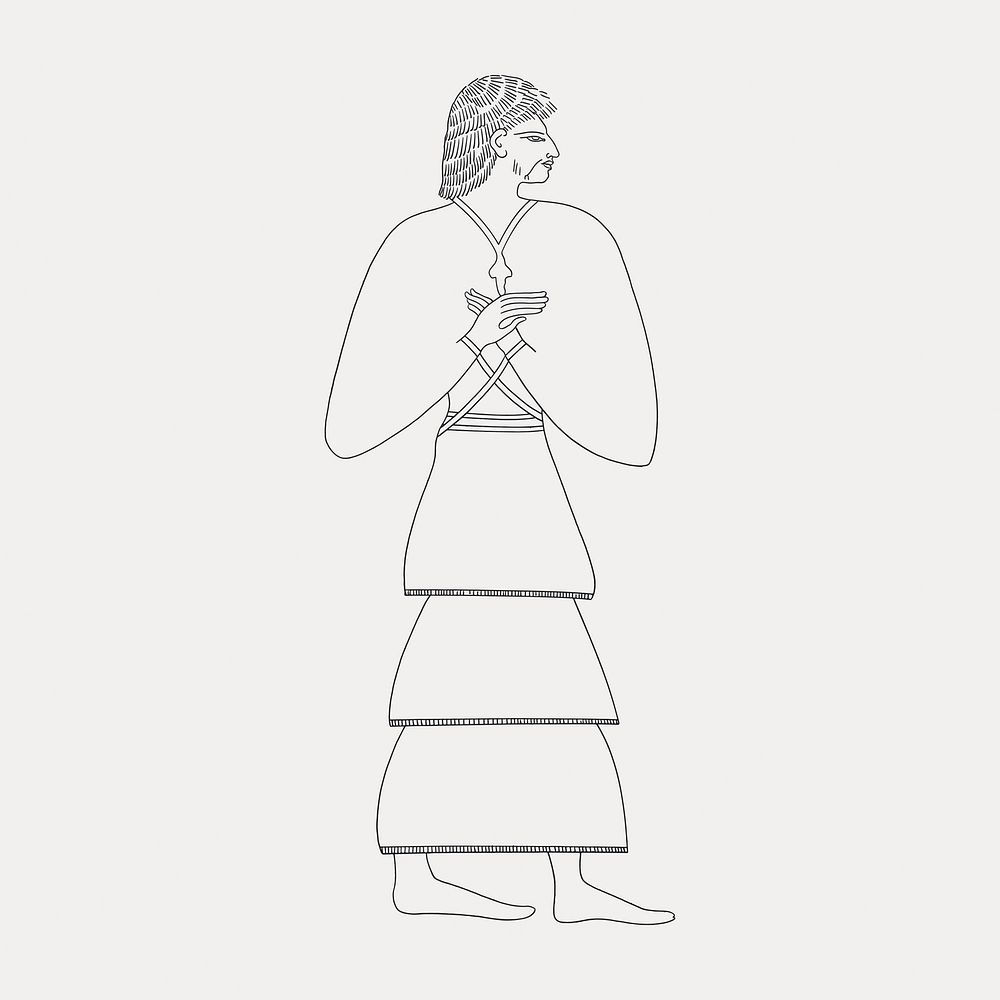 Human vintage illustration, black and | Free Vector - rawpixel