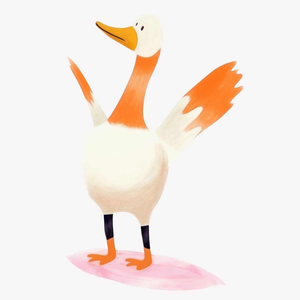 Goose dancing animal bird beak | Free Vector - rawpixel