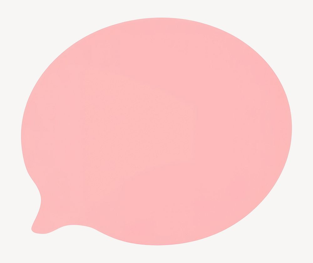 Speech bubble minimal pink communication | Free Vector - rawpixel