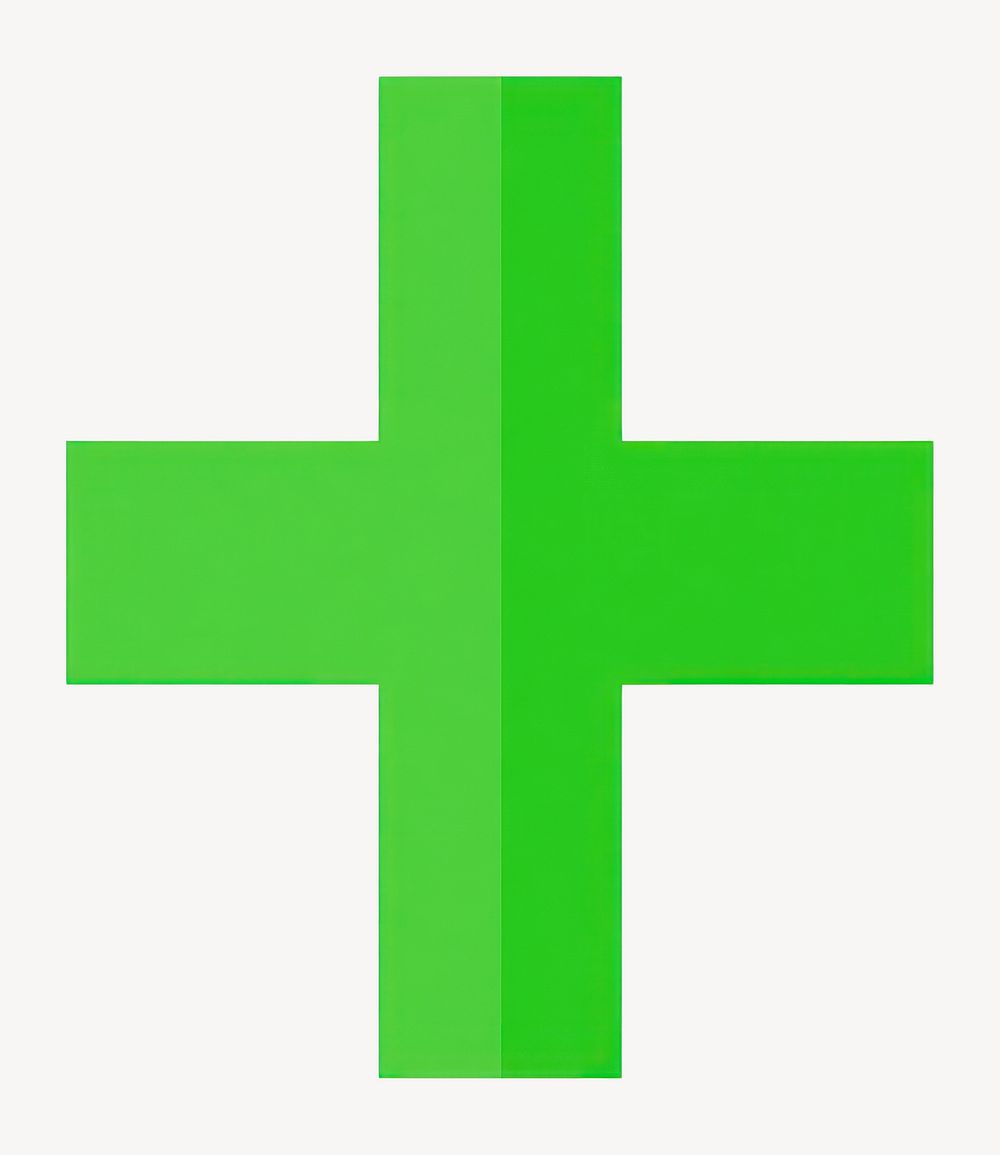 Green cross symbol healthcare emergency | Free Vector - rawpixel