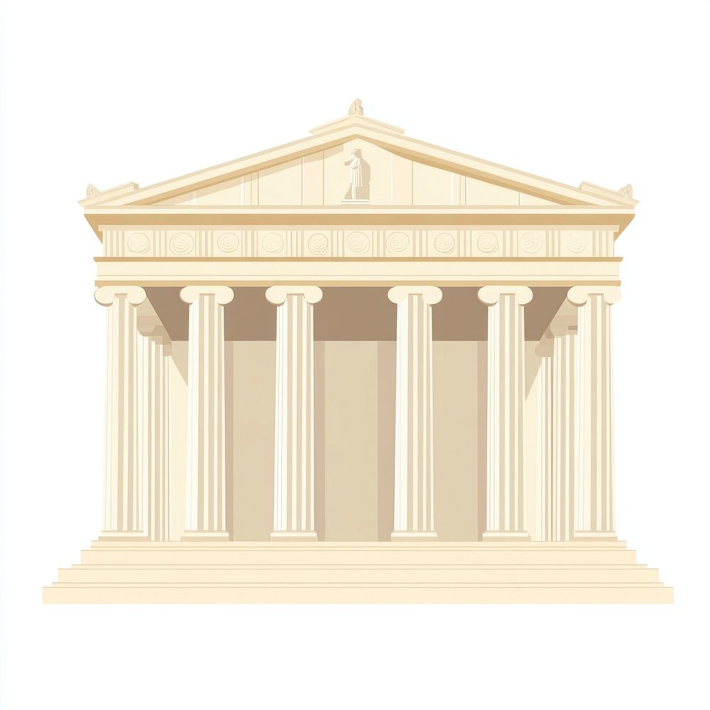 Classic greek temple architecture building | Free Photo Illustration ...
