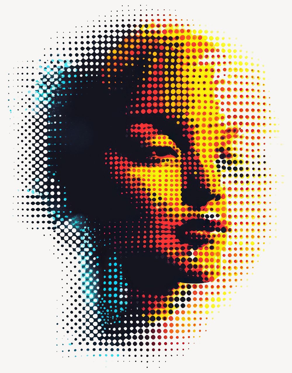 Dot Display Graphics people portrait | Free Vector - rawpixel