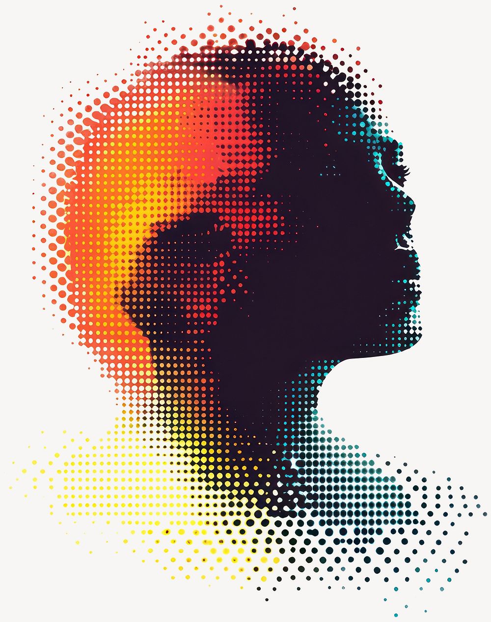 Dot Display Graphics person shape | Free Vector - rawpixel