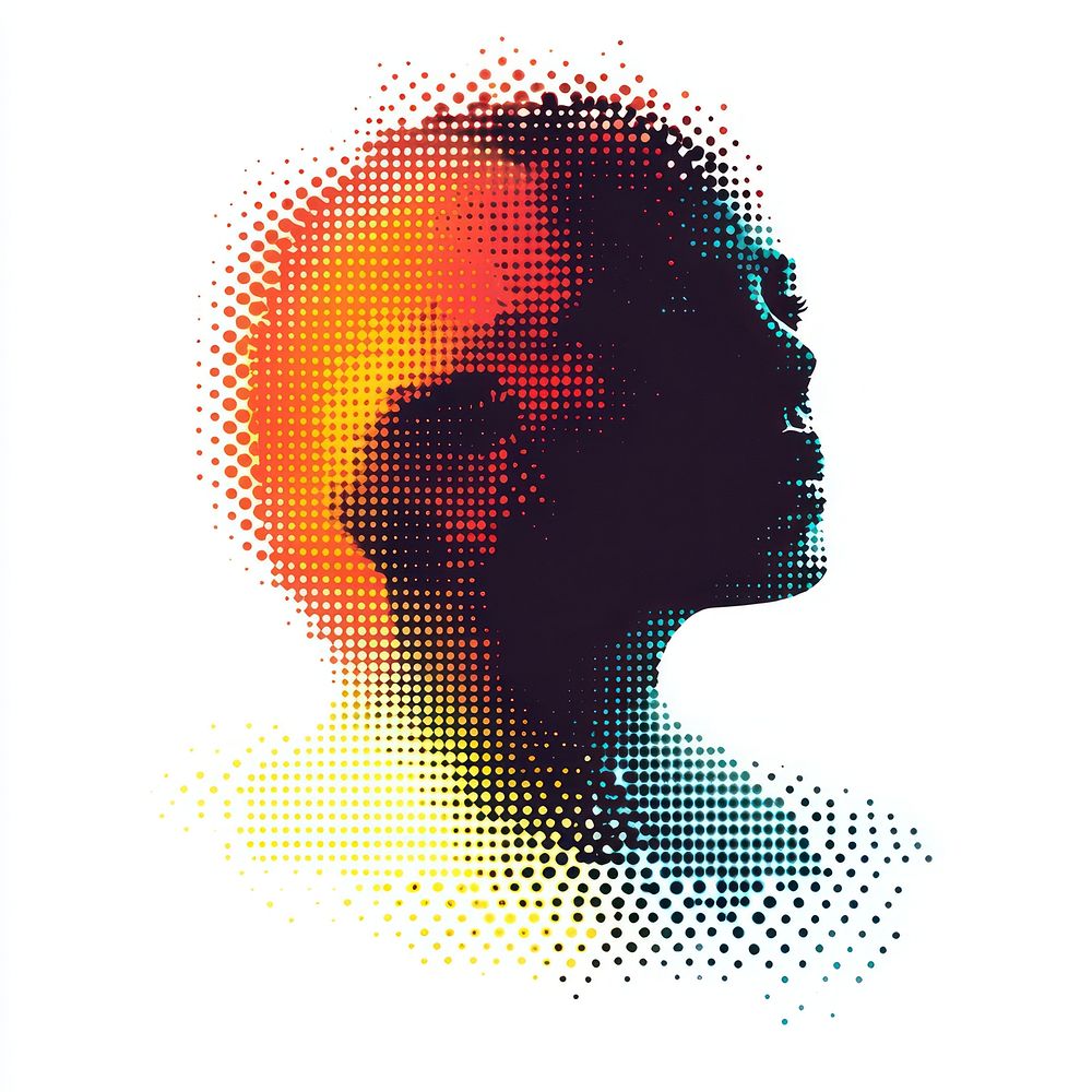 Dot Display Graphics person shape | Free Photo Illustration - rawpixel