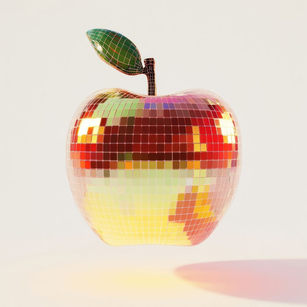 Pixelated apple illustration fruit accessories | Free Photo ...