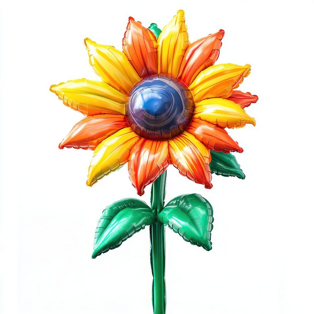 Sunflower 3d inflatable illustration vibrant | Free Photo Illustration ...