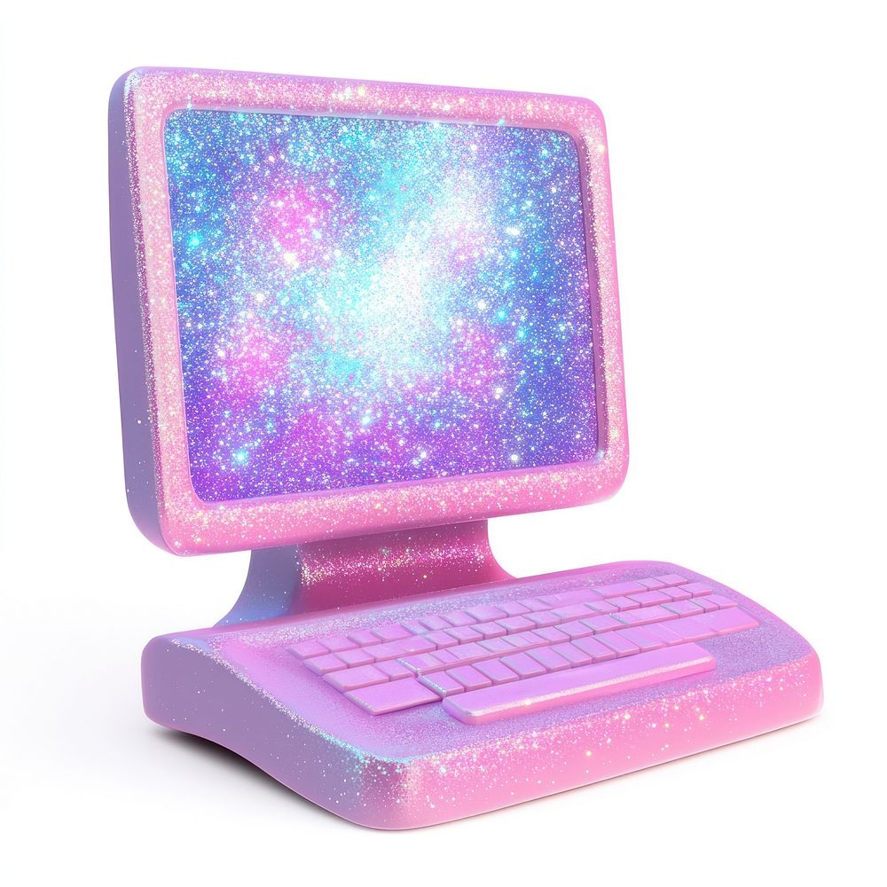 Computer display glitter screen. | Free Photo Illustration - rawpixel