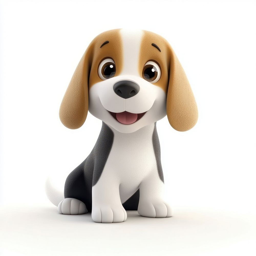 Furry beagle illustration animal puppy. | Free Photo Illustration ...