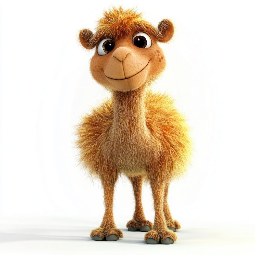 Furry camel illustration animal cute. | Free Photo Illustration - rawpixel