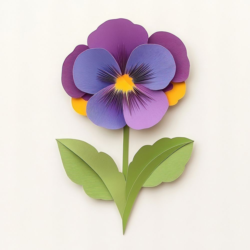 Pansy flower colors paper craft. | Free Photo - rawpixel