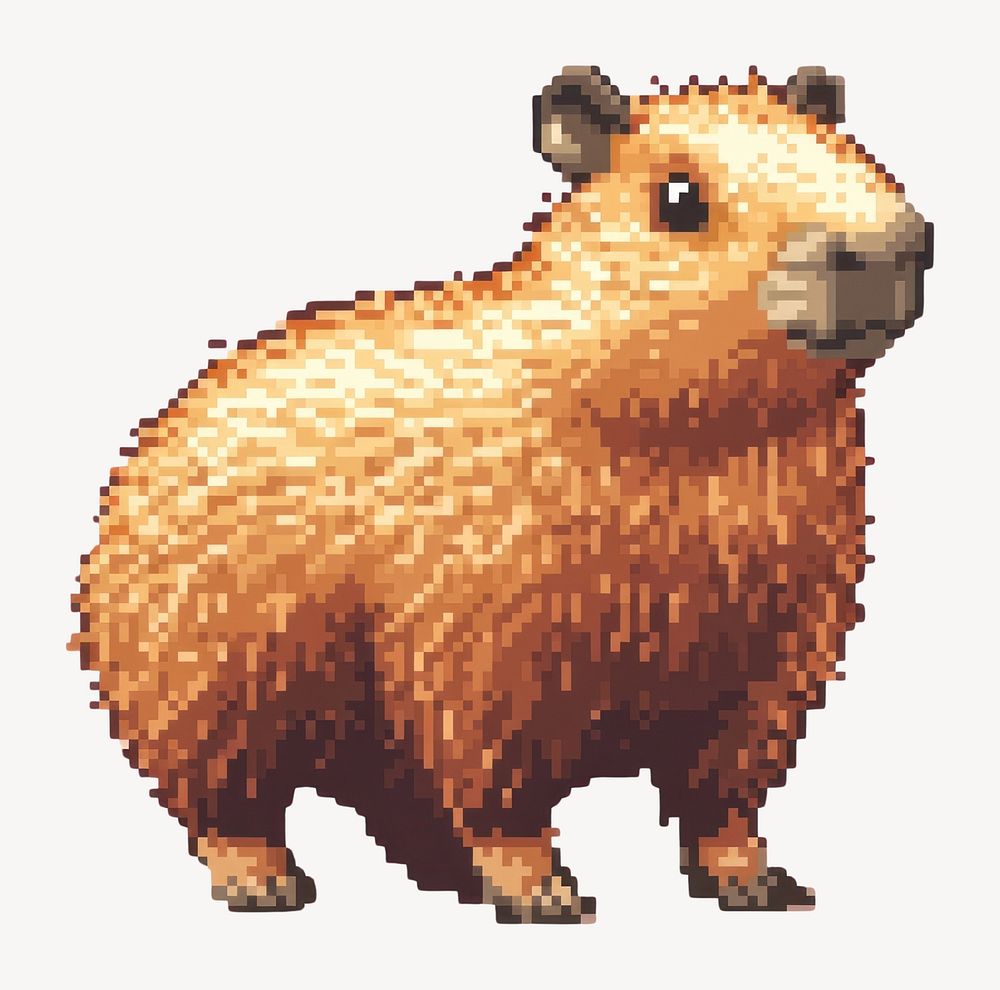 Capybara+pixel+art Images | Free Photos, PNG Stickers, Wallpapers ...