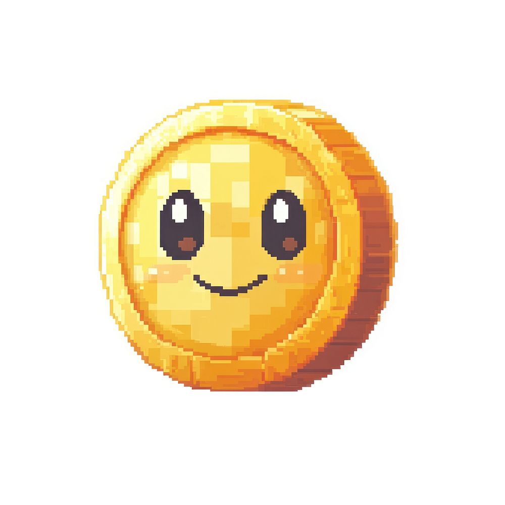 Coin pixelated design cute. | Free Photo Illustration - rawpixel