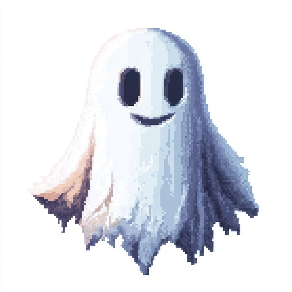 Ghost illustration pixelated design. | Free Photo Illustration - rawpixel
