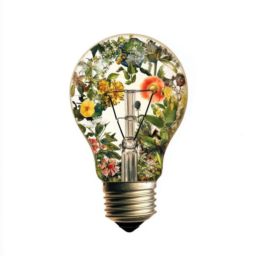 Light bulb collage cutouts concept | Free Photo Illustration - rawpixel