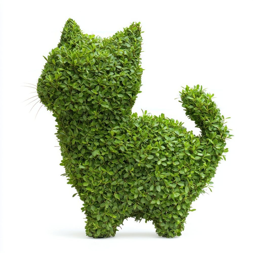 Cat shaped bush hedge plant | Free Photo - rawpixel