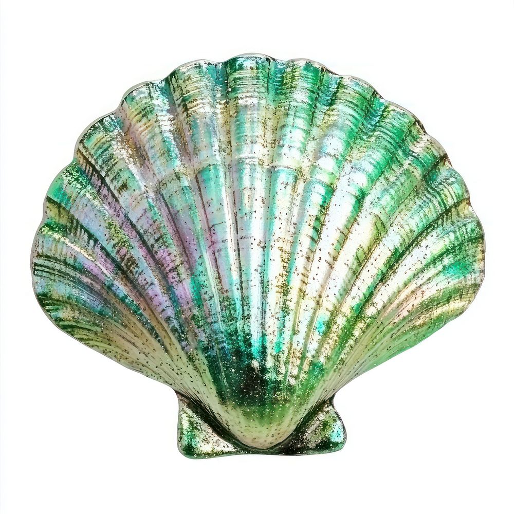 Green shell seashell shiny beach. | Free Photo - rawpixel