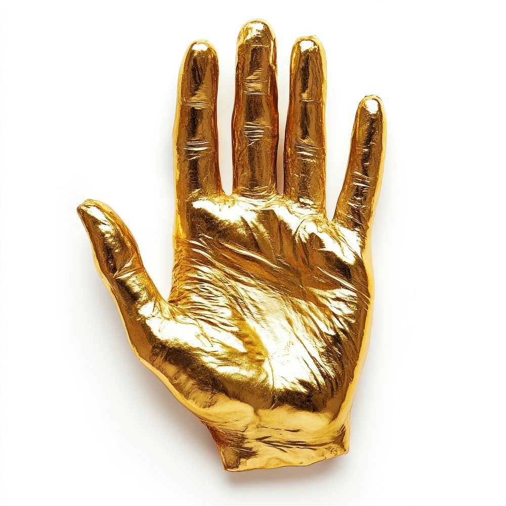Hand made gold expression sculpture | Free Photo - rawpixel