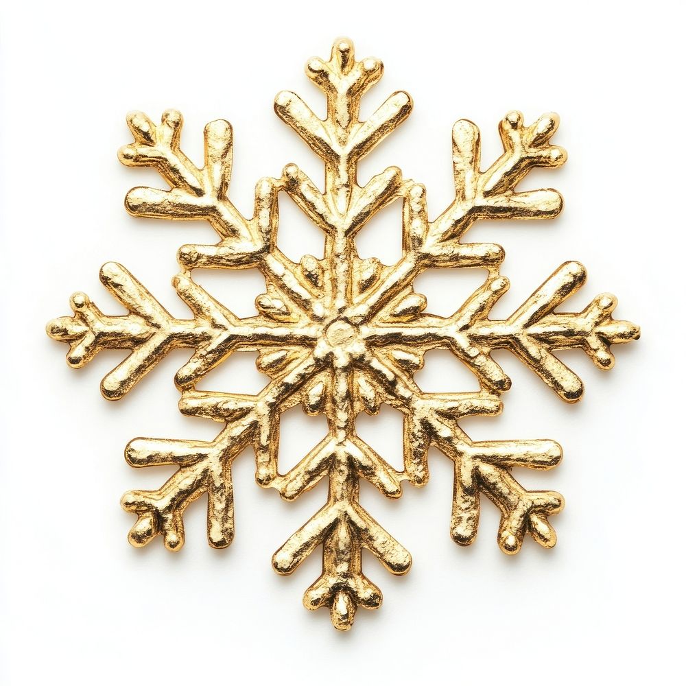 Snowflake gold embellishment accessories | Premium Photo - rawpixel