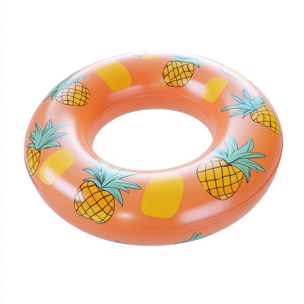 Swimming ring pineapple inflatable accessory | Free Photo Illustration ...