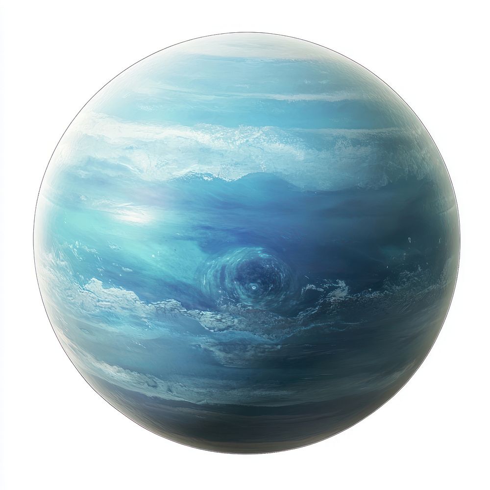 Neptune planet illustration astronomy. | Free Photo - rawpixel