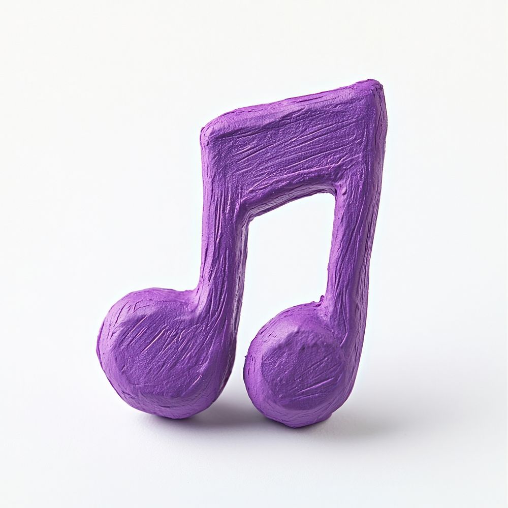 Purple music note symbol text | Free Photo Illustration - rawpixel