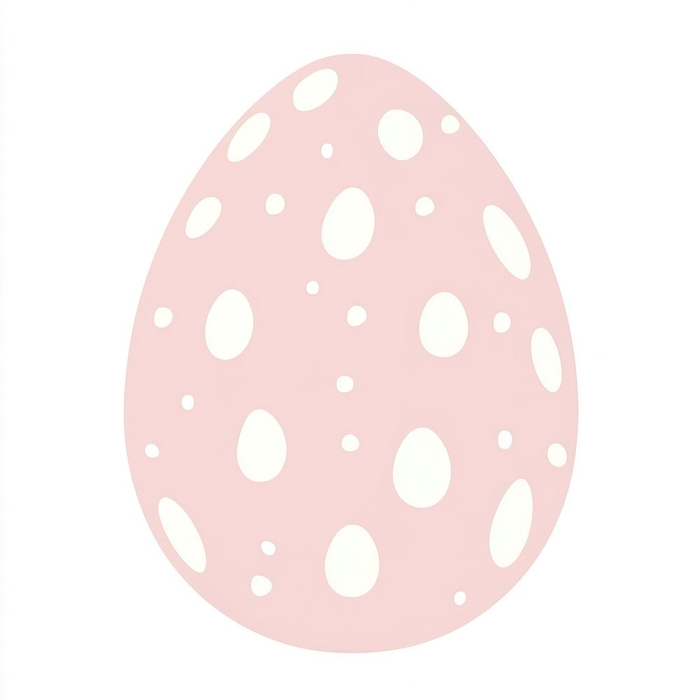 White egg shape pattern illustration | Free Photo Illustration - rawpixel