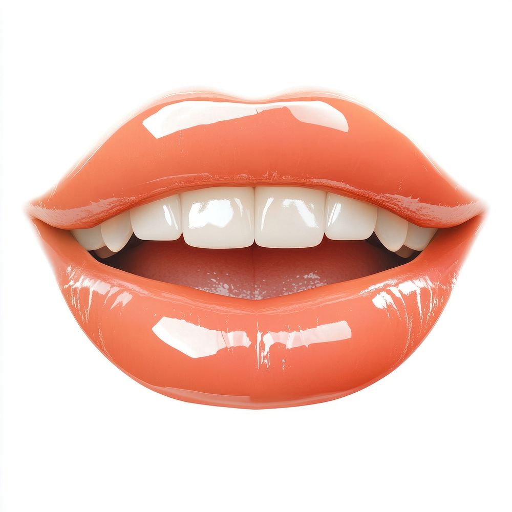 Salmon pink lips cosmetics lipstick | Free Photo - rawpixel