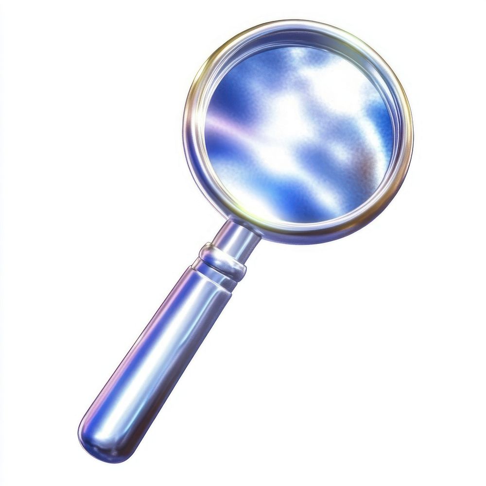 Magnifying glass shape icon illustration | Free Photo Illustration ...