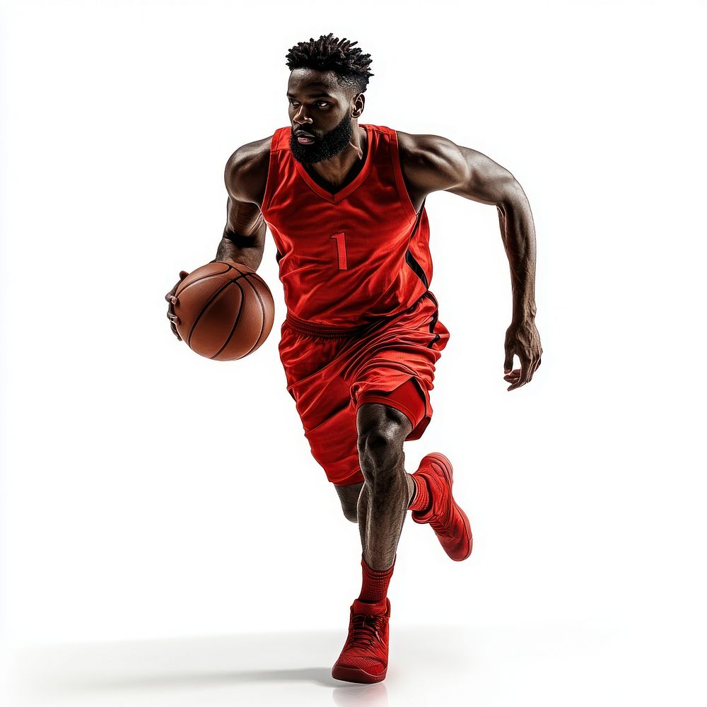 Basketball player uniform sports red. | Free Photo - rawpixel