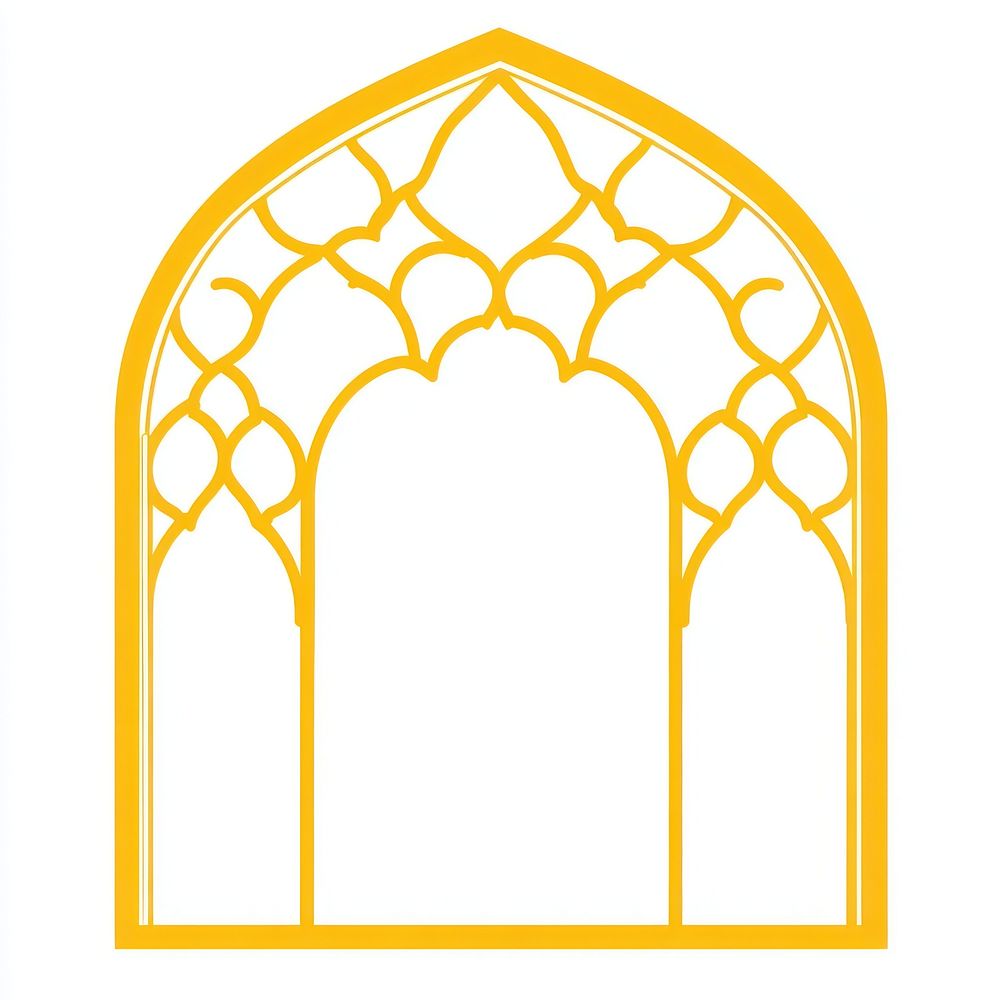 Arabic arch window design architectural | Free Photo Illustration ...