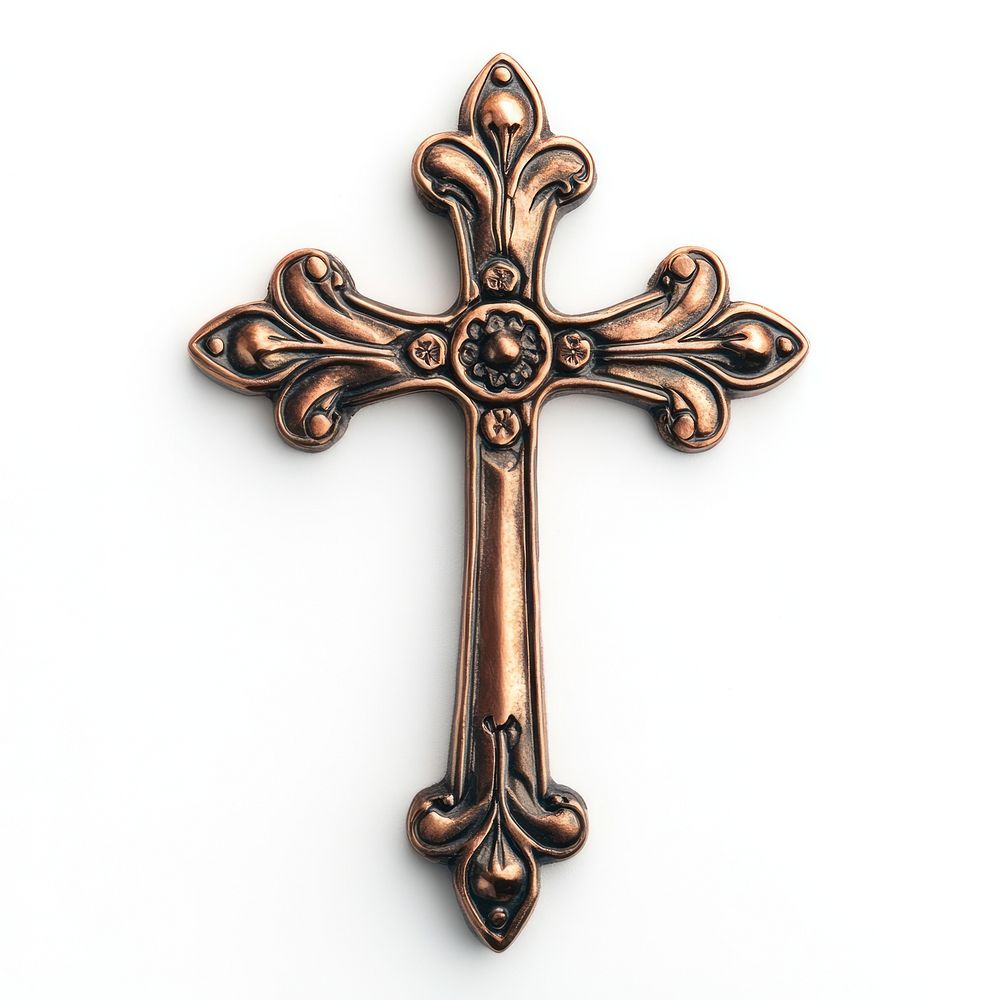 Copper cross symbol iconography decorative. | Free Photo - rawpixel